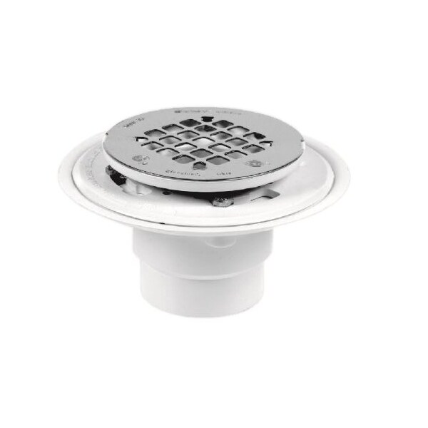 Dta PVC Drain With Round Stainless Steel Strainer DRSS3RD | Zoro