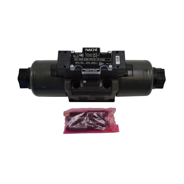 Nachi Hydraulic Valve, Dual Solenoid, D05, AC115V, P to A, B to T w ...