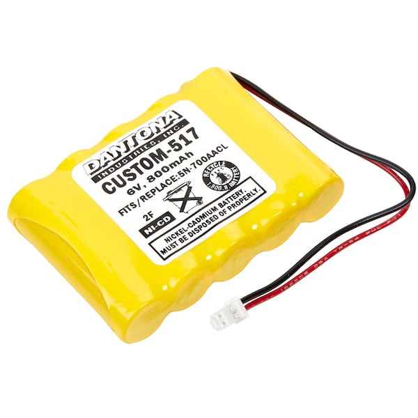 Dantona Custom Made Battery Pack, Dantona 5N-700AACL CUSTOM-517 | Zoro