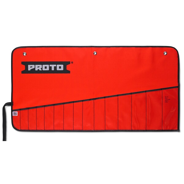 Proto Red Canvas 14-Pocket Tool Roll J25TR40C | Zoro