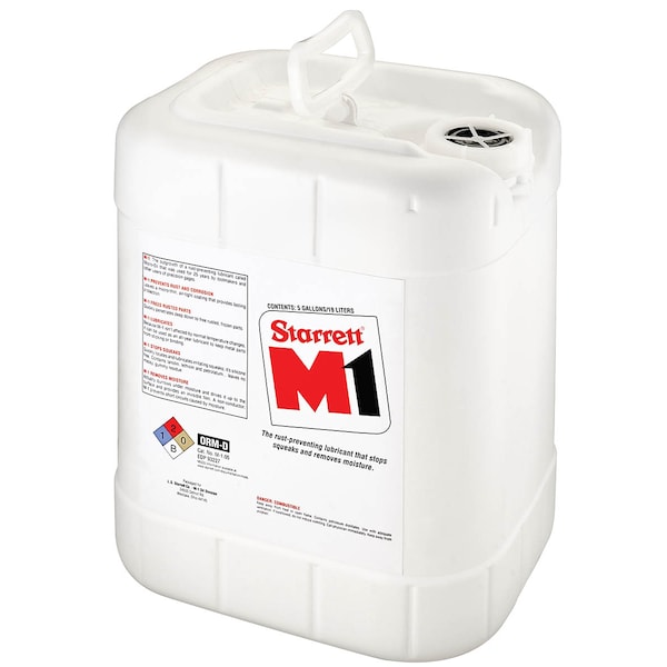 Starrett M-1 Oil 5 Gallon Pail M-1.05 | Zoro