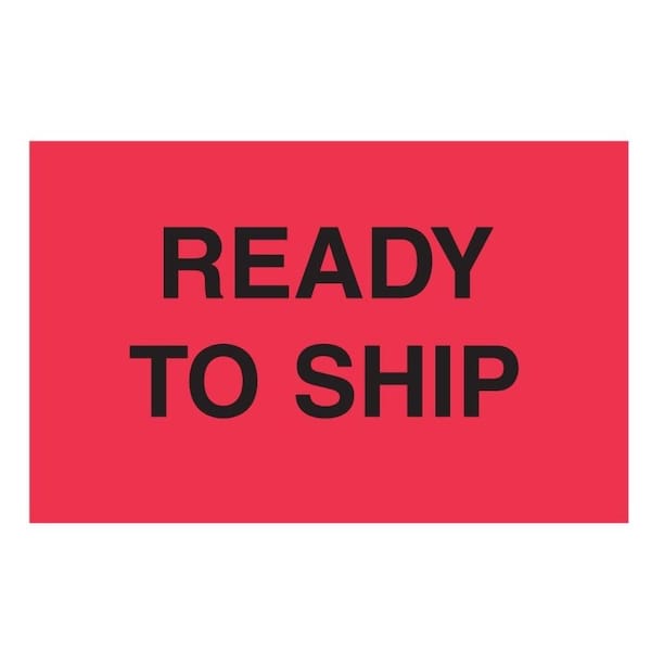 Decker Tape Products Label, DL3207, READY TO SHIP, 3" X 5" DL3207 | Zoro