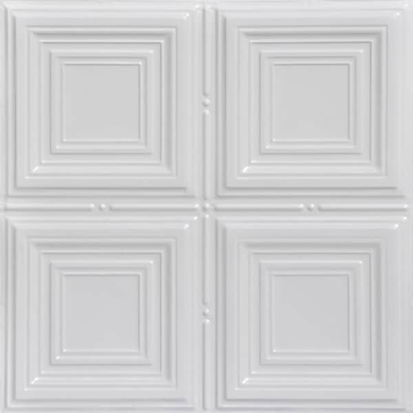 From Plain To Beautiful In Hours Cubism 2 ft. x 2 ft. Tin Style Nail Up ...