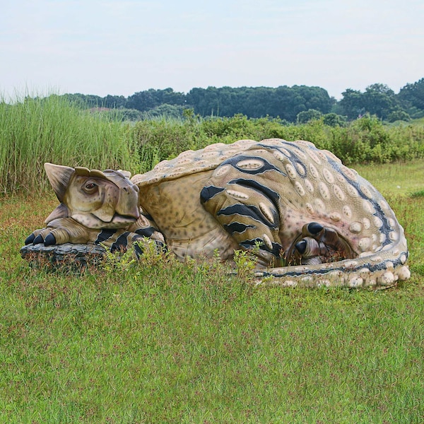 Design Toscano Snoozing Giant Ankylosaurus Dinosaur Statue NE130098 | Zoro