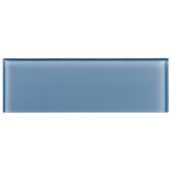 Andova Tiles Enchant - Elle 4 in. x 12 in. Glass Subway Wall & Floor ...