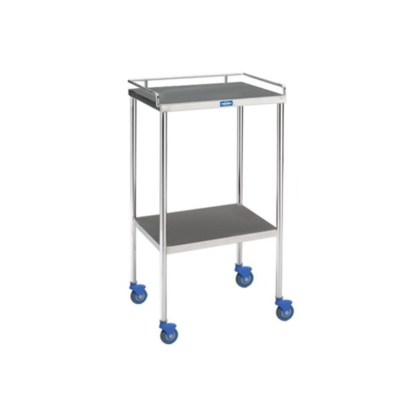 Pedigo Utility Table, 16 X 20 w/ Shelf And Rail SG-81-SS | Zoro