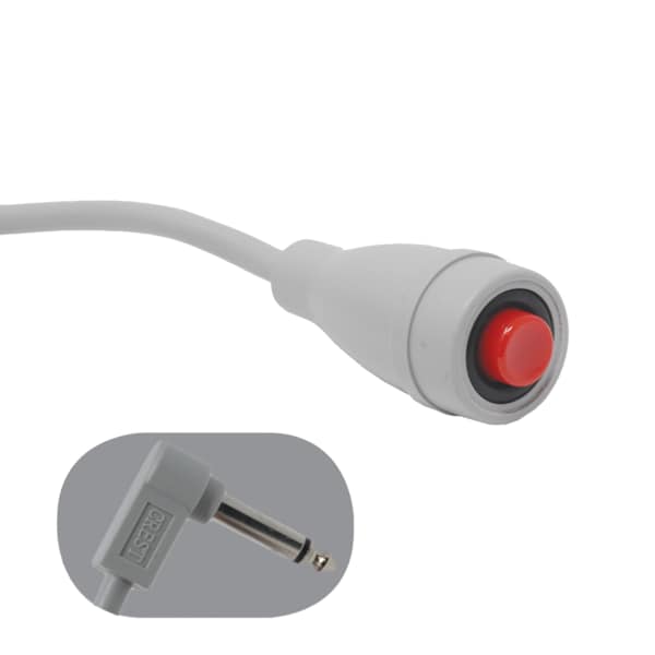 Crest Healthcare EconoCall Call Cord, 10' Cord, 1/4" 2-Conductor Phone ...