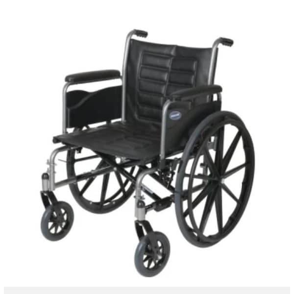 Invacare Tracer IV Wheelchair w/ Full-Length Arms - 24" Seat Width ...