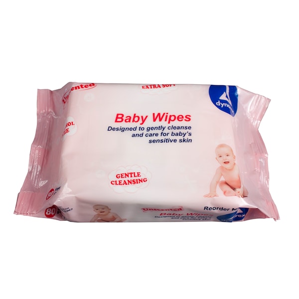 Dynarex Baby Wipes unscented With resealable Label - 5x7, PK1920 1327 ...