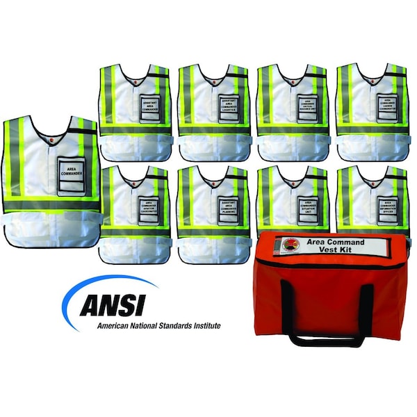 Disaster Management Systems Area Command Vest Kit, Window Vests DMS ...