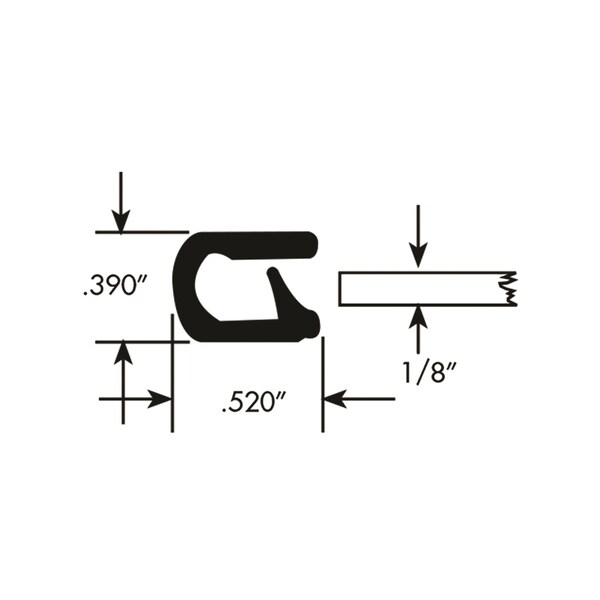 Standard Products Co Plastic Trim White (400'Pk200 75000346 | Zoro