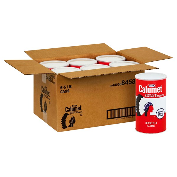 Calumet Calumet Double Acting Baking Powder 5lbs, PK6 10043000845810 | Zoro