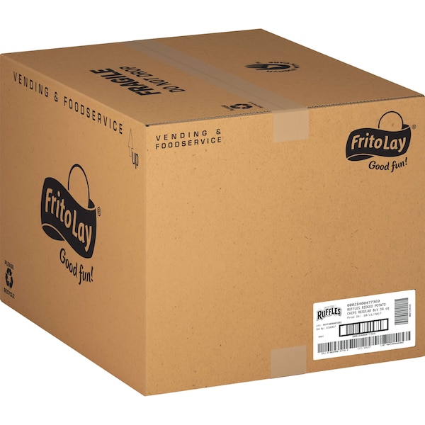 Frito-Lay Frito Lay Ruffles Bulk Potato Chips 1lbs, PK8 47736 | Zoro
