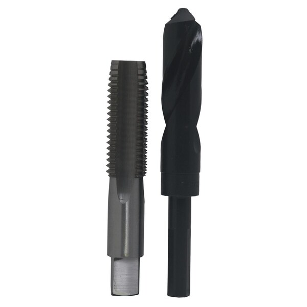 Drill America m32 x 1 HSS Plug Tap and 31.00mm HSS 1/2" Shank Drill Bit ...