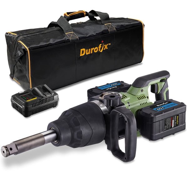 Durofix 60V Cordless 1" Brushless Extended Anvil Jumbo Impact Wrench ...