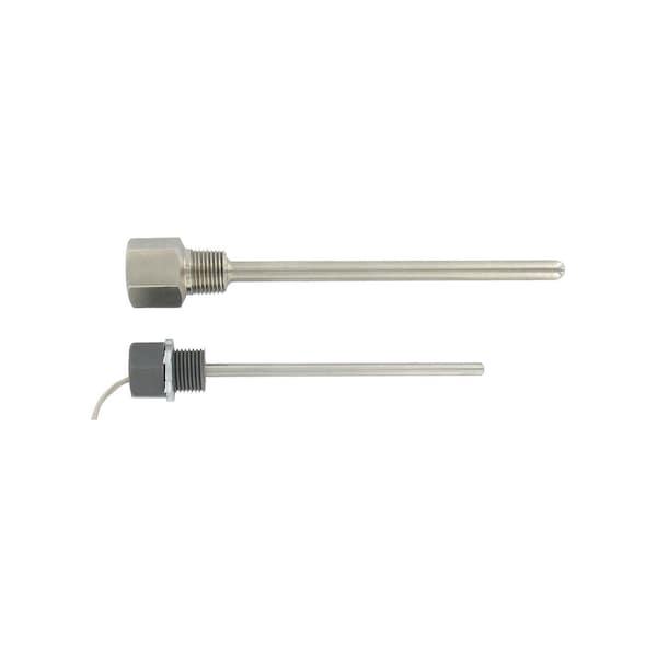 Dwyer Instruments Immersion temperature sensor, 4" insertion length ...