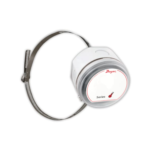 Dwyer Instruments Strap on surface mounted temperature sensor, Pt1000 ...