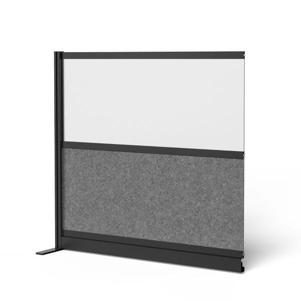 Luxor Modular Wall Room Divider System - Black Frame - 53in. x 48in ...