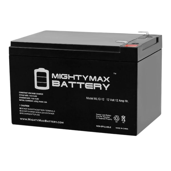 Mighty Max Battery 12V 12AH F2 KID TRAX RECHARGEABLE REPLACEMENT ...