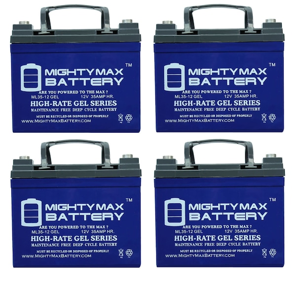 Mighty Max Battery 12V 35AH GEL Battery for Clubrunner Dynamis ...