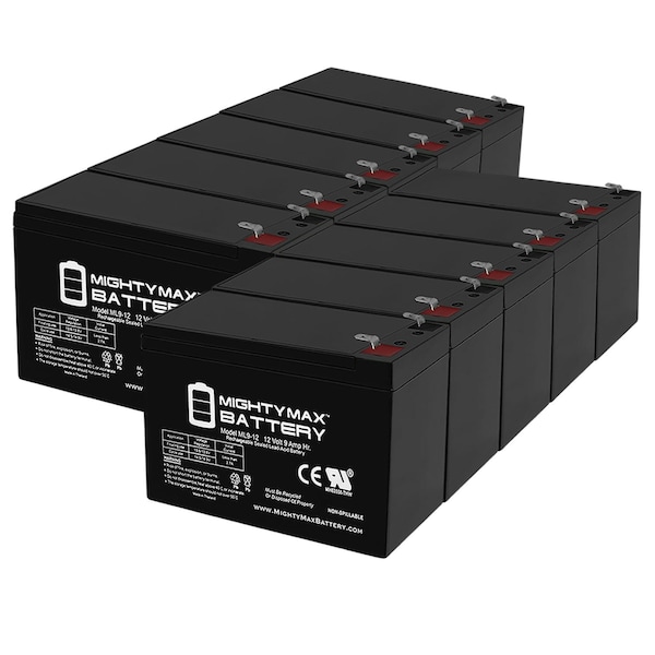 Mighty Max Battery 12V 9Ah SLA Replaces APC Smart UPS Rack Mount XR ...
