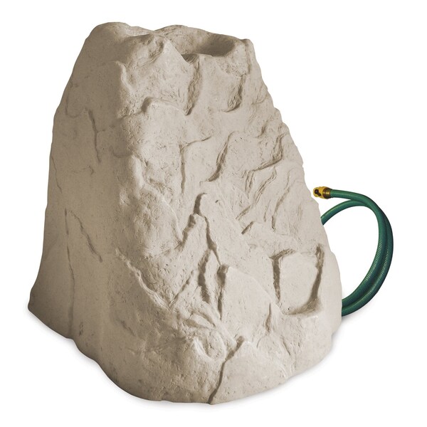 Emsco Group Waterstones 60 Gal Rain Barrel with Downspout Diverter ...