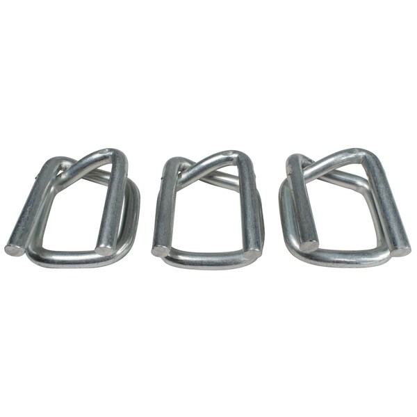 Encore Packaging Poly Cord Buckles 1 HD Galvanized Clear Wire, 500PK ...