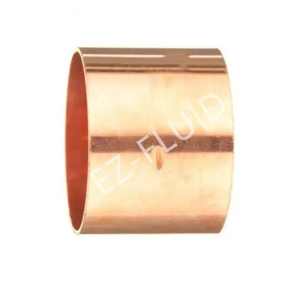 Ez-Fluid 4 CC COUPLING WITH STOP DWV COPPER WROT EZDC15 | Zoro