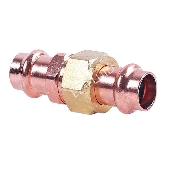 Ez-Fluid 1/2 P x P COPPER PRESS UNION EZPU248 | Zoro