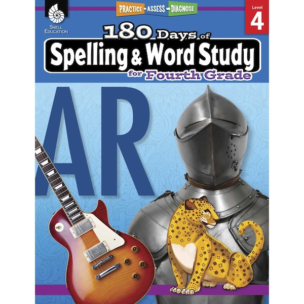 Shell Education 180 Days of Spelling + Word Study, Grade 4 28632 | Zoro