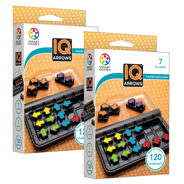 Smartgames IQ Arrows Puzzle Game, 2PK SG 424US | Zoro