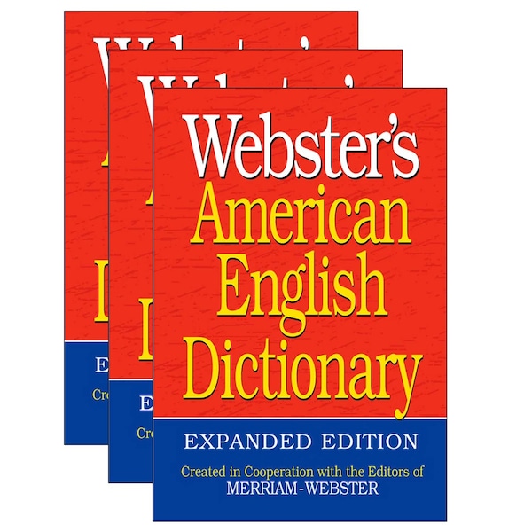 Merriam-Webster Websters American English Dictionary, Expanded Edition ...