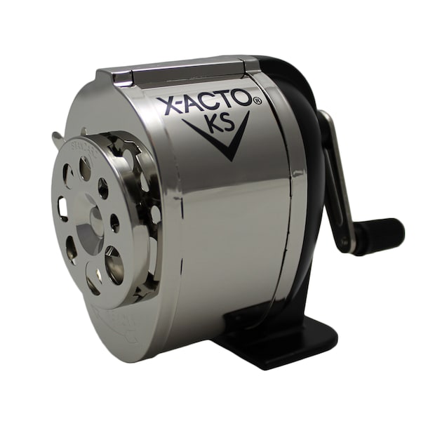 X-Acto Heavy-Duty Manual Pencil Sharpener, Multi-Hole, Mountable ...