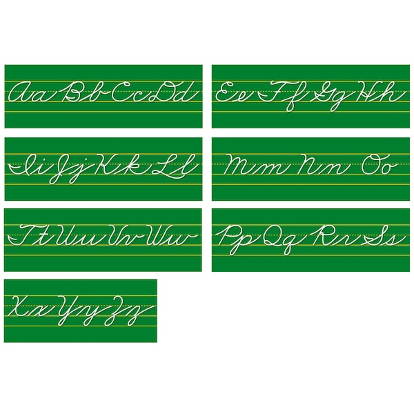 North Star Teacher Resources Traditional Cursive Alphabet Lines ...