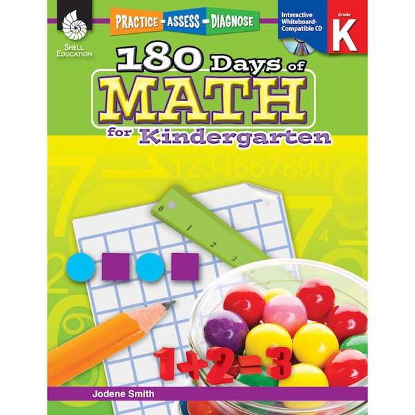 Shell Education 180 Days of Math Book, Grade K 50803 | Zoro