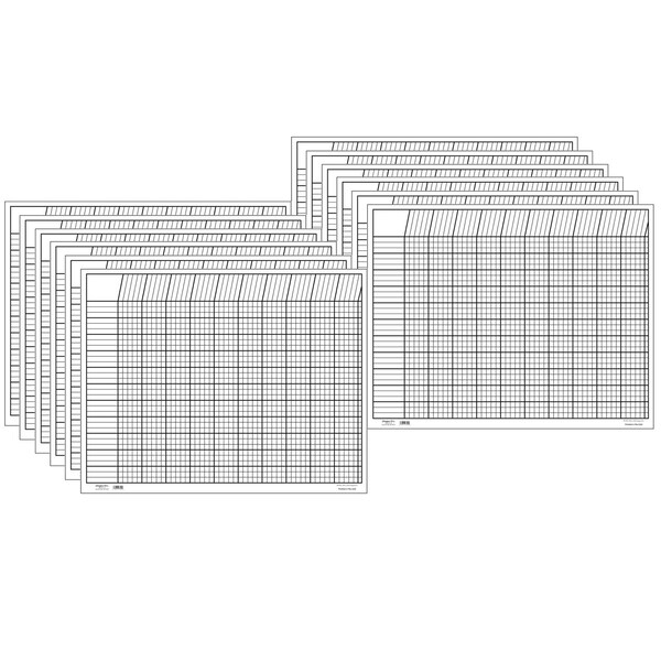 Creative Shapes Etc Horizontal Incentive Chart, 28 x 22, White, PK12 ...