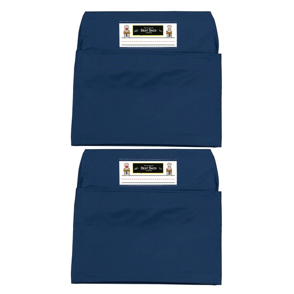Seat Sack Medium, 15 inch, Chair Pocket, Blue, PK2 115-BL | Zoro