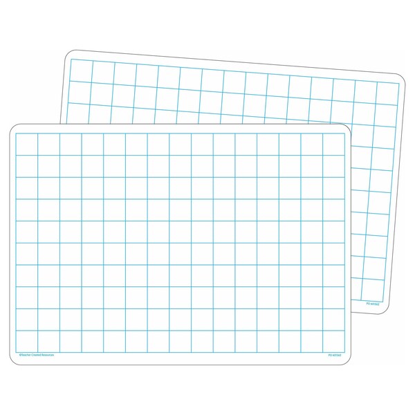 Teacher Created Resources Double-Sided Math Grid Dry Erase Boards, PK10 ...