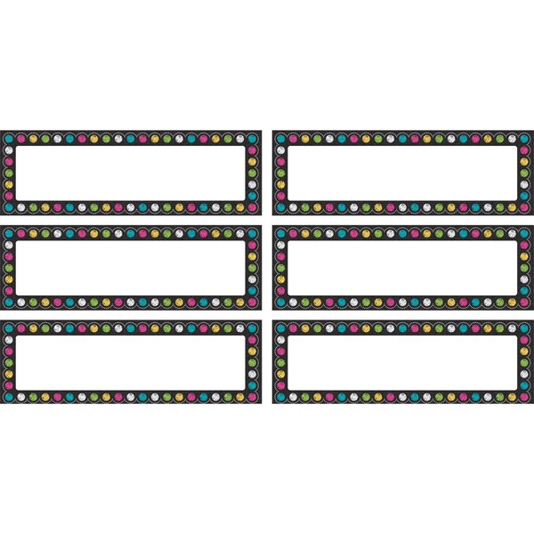Teacher Created Resources Chalkboard Brights Labels Magnetic Accents ...