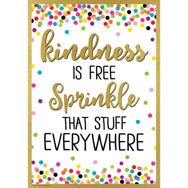 Teacher Created Resources Kindness Is Free Sprinkle That Stuff ...