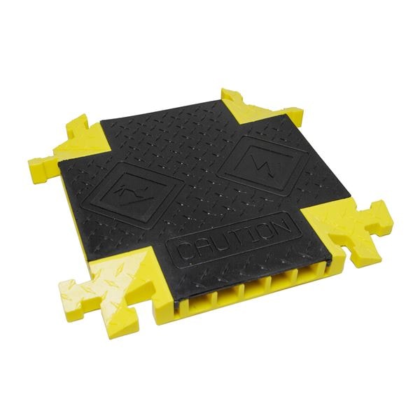 Checkers Cable Protector Intersection, 2 in H, 17-1/2 in L, 17-1/2 in W ...