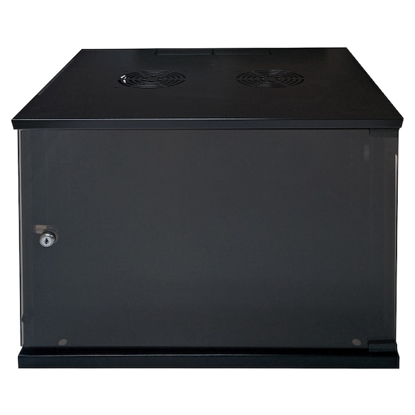 Electriduct High Quality 8U Wall Mount Cabinet (Black) QWM-EPRO-8U | Zoro