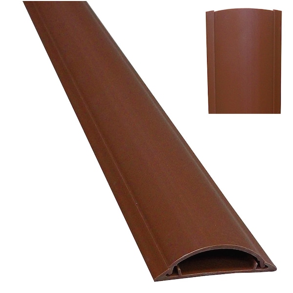 Electriduct Cable Protector, 3 ft L, PVC, Brown CSX-5-36-BN | Zoro