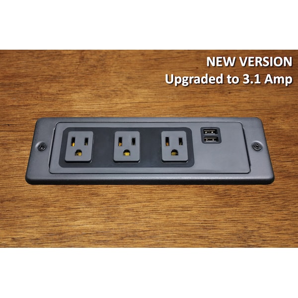 Electriduct Universal Desk Power Centers - AC Power, USB & DATA PDC-SW ...