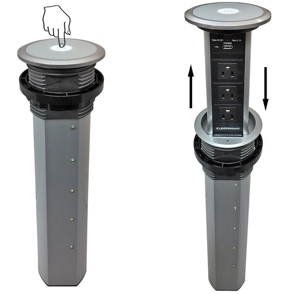 Electriduct Electriduct Motorized Retractable Pop-Up Power & Charging ...