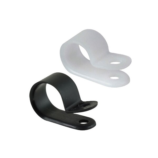 Electriduct Heavy Duty Nylon Cable Clamps- 1.25" x 100pcs- White CT-NCC ...