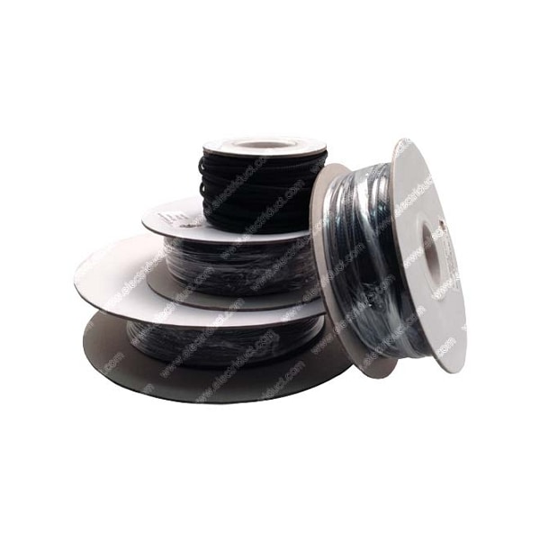 Electriduct Braided Cable Sleeve, 1-1/2 in Inside Dia., 2.3 in Max ...