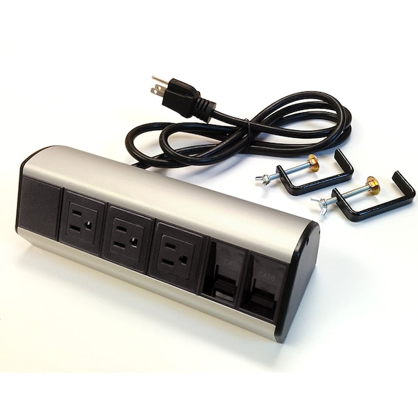 Electriduct Power & CAT6 Edge Mount Center PDC-LK-HORIZONTAL | Zoro