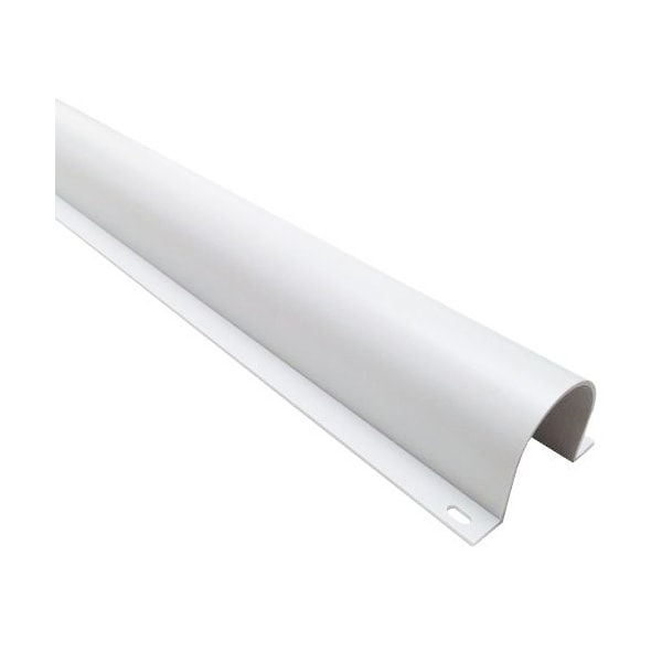 Electriduct Plastic Flanged Wire Guard- 1" x 5ft- White (SR-WG-100-5-1 ...