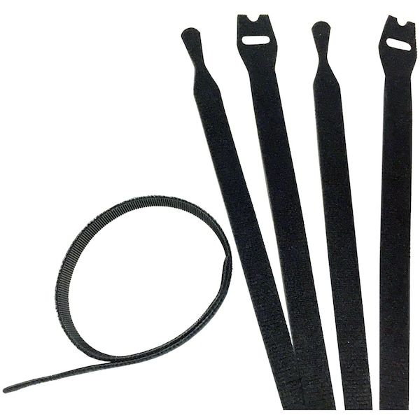 Electriduct Cable Tie, 8 in L, White, Nylon, Polyethylene, 18 lb ...